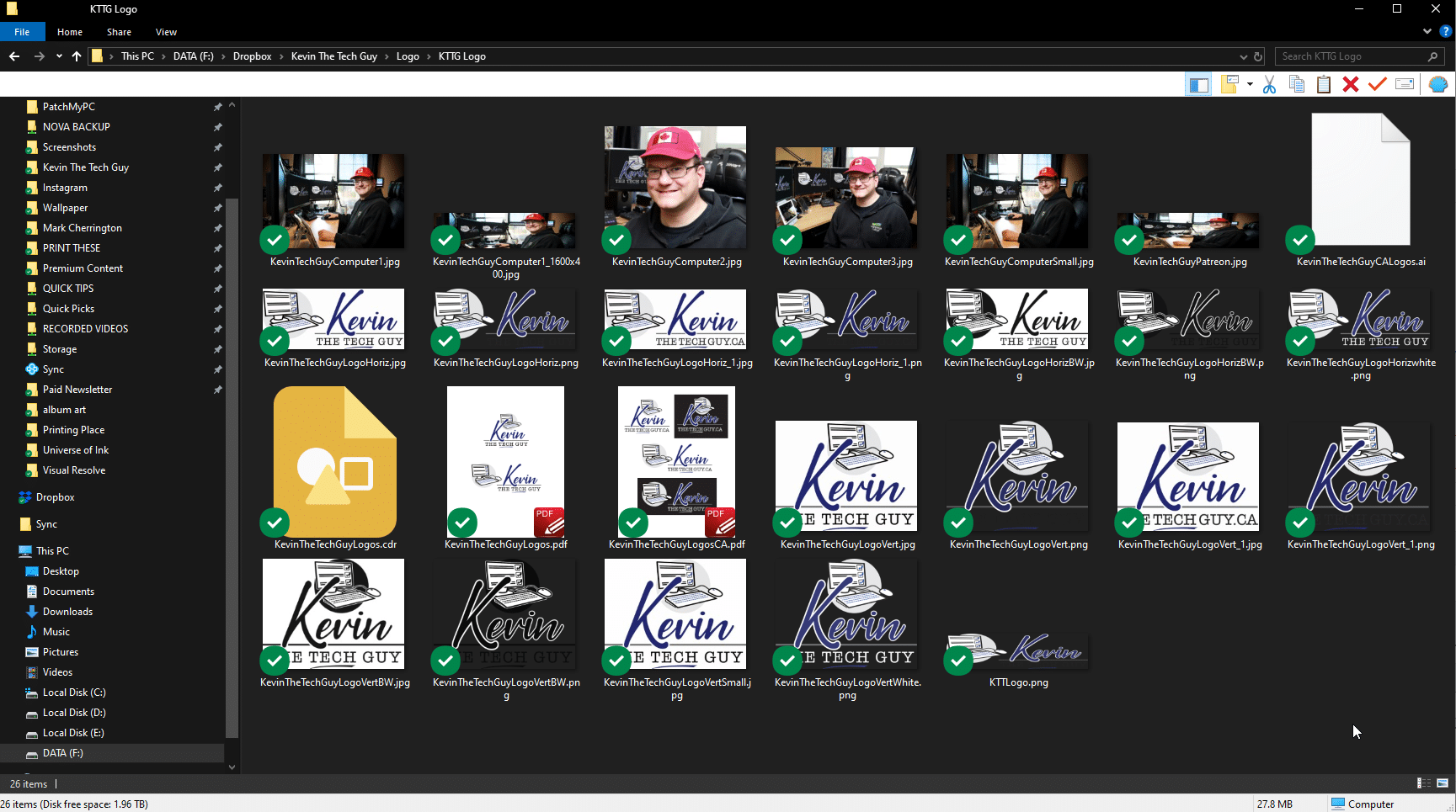 Quick Tip: File and Folder Thumbnail Cache Images in Windows