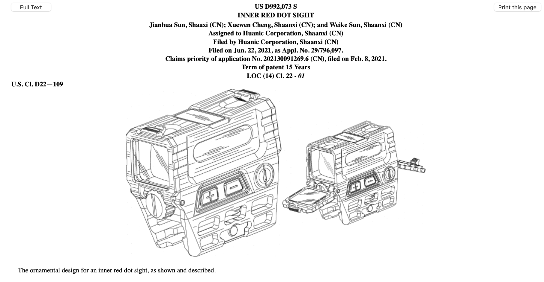 Holosun - Chinese or American? - Vermilion China