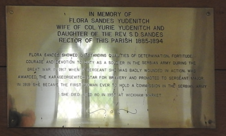 The Story of Flora Sandes - by David Pejčinović-Bailey MBE