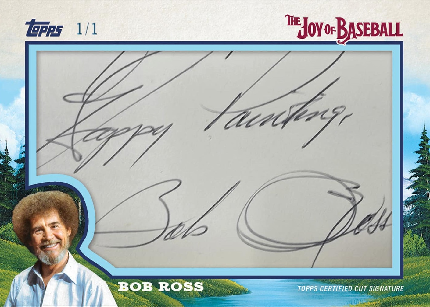2025 Topps X Bob Ross The Joy of Baseball Checklist Guide