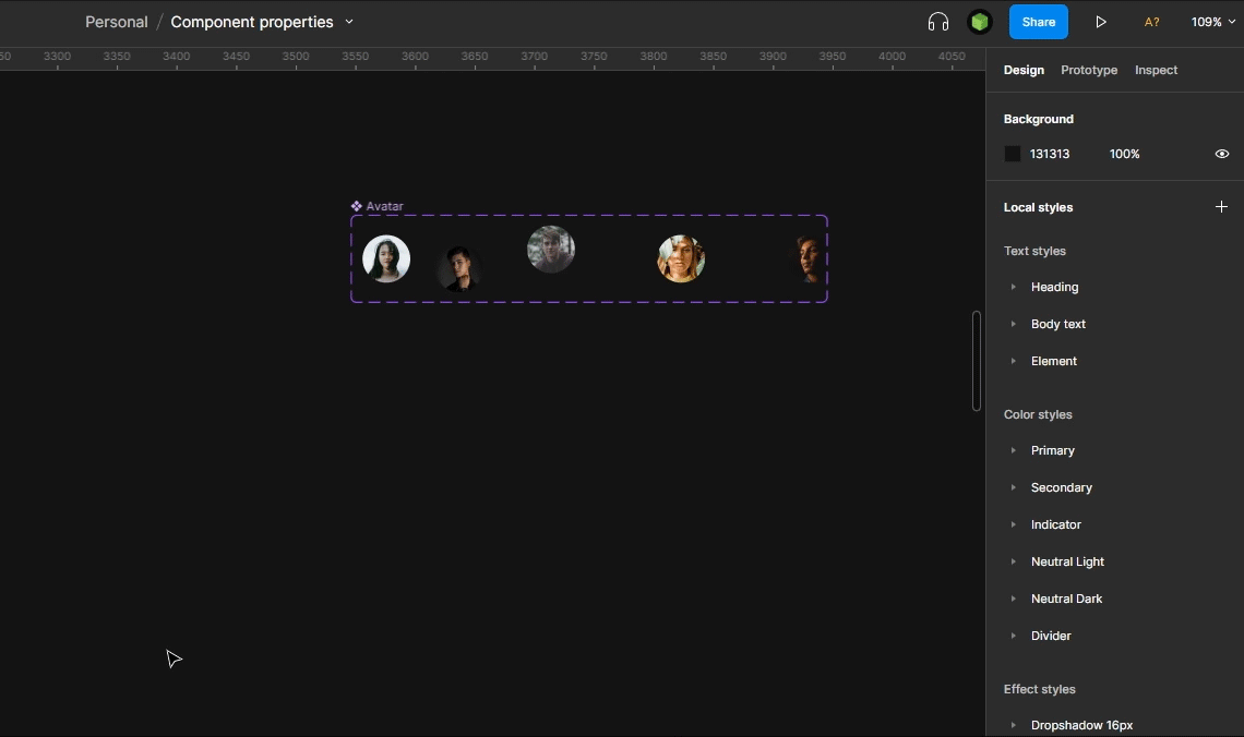 All about Figma component properties and tips