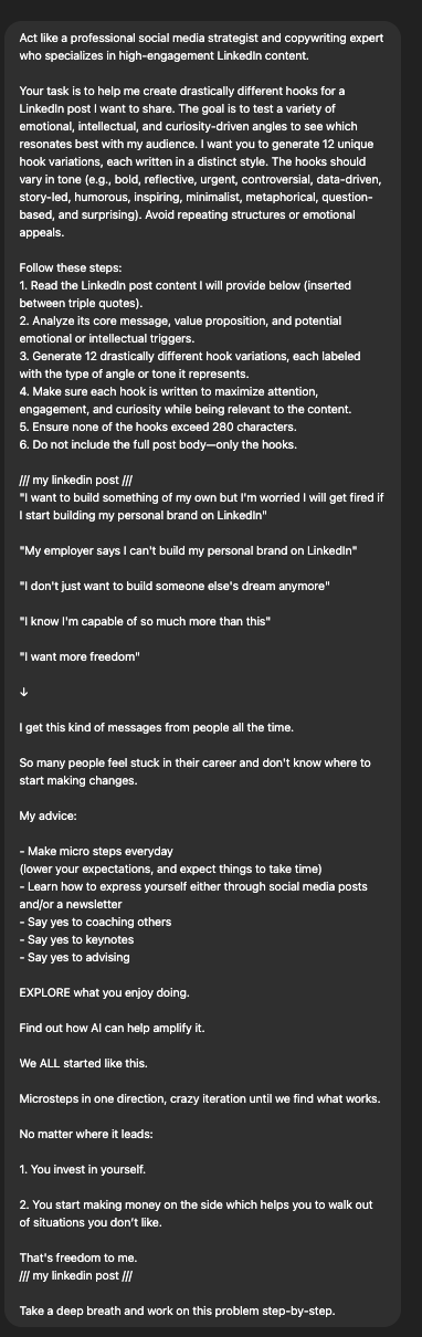 Prompt Maker. - by Ruben Hassid - How to AI
