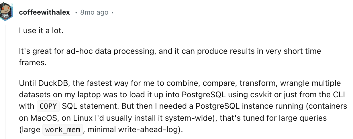 Should you use DuckDB or Polars? - by Daniel Beach