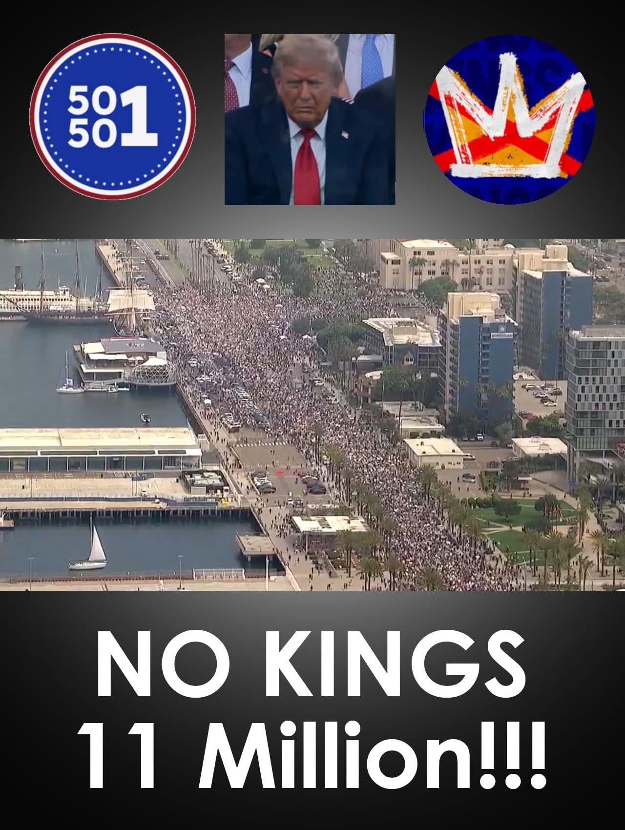 The 50501 Movement (@50501): "Update: Alt National Park is now reporting the number is over 13 ...