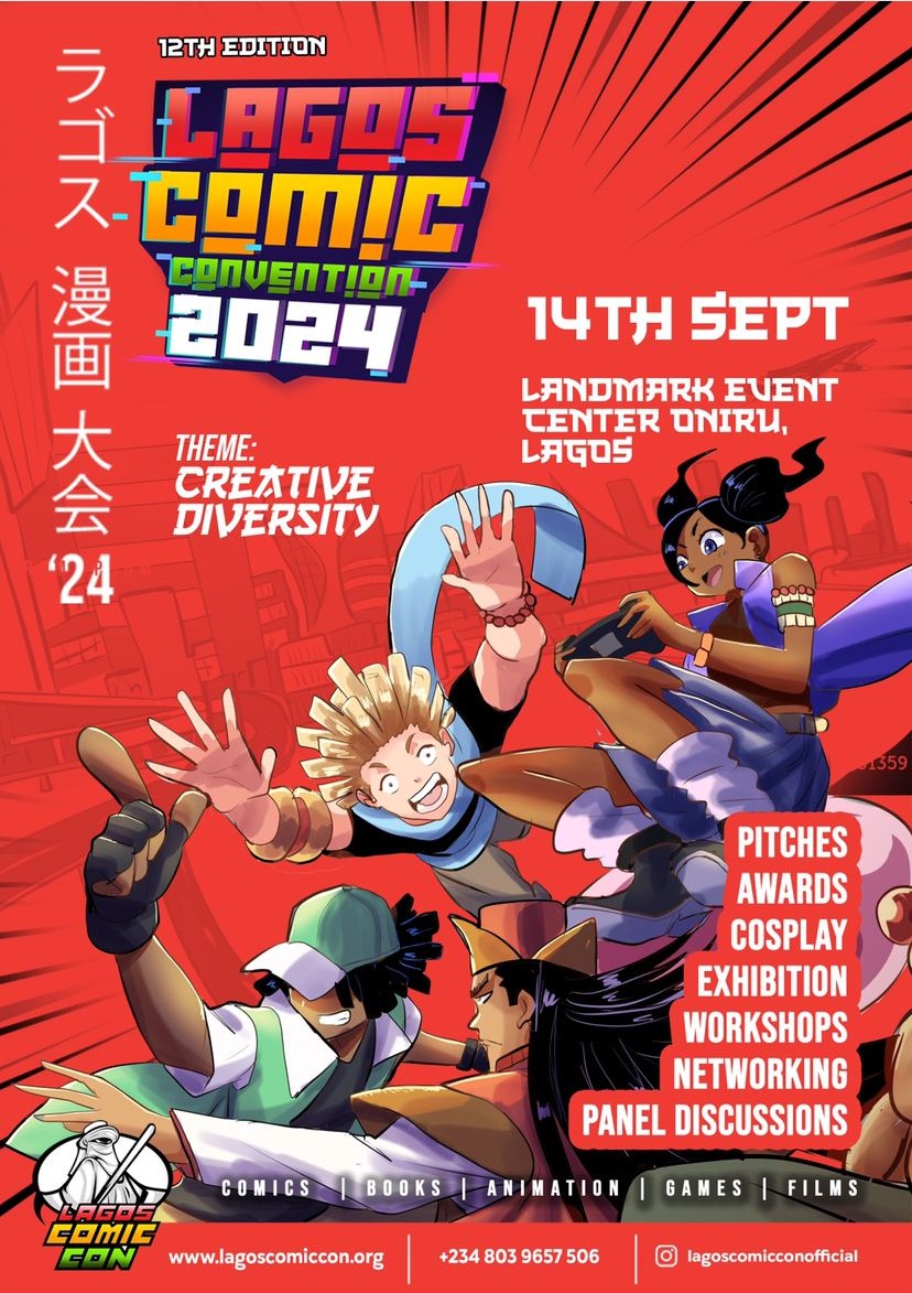 Lagos Comic Con returns for its 12th edition this September