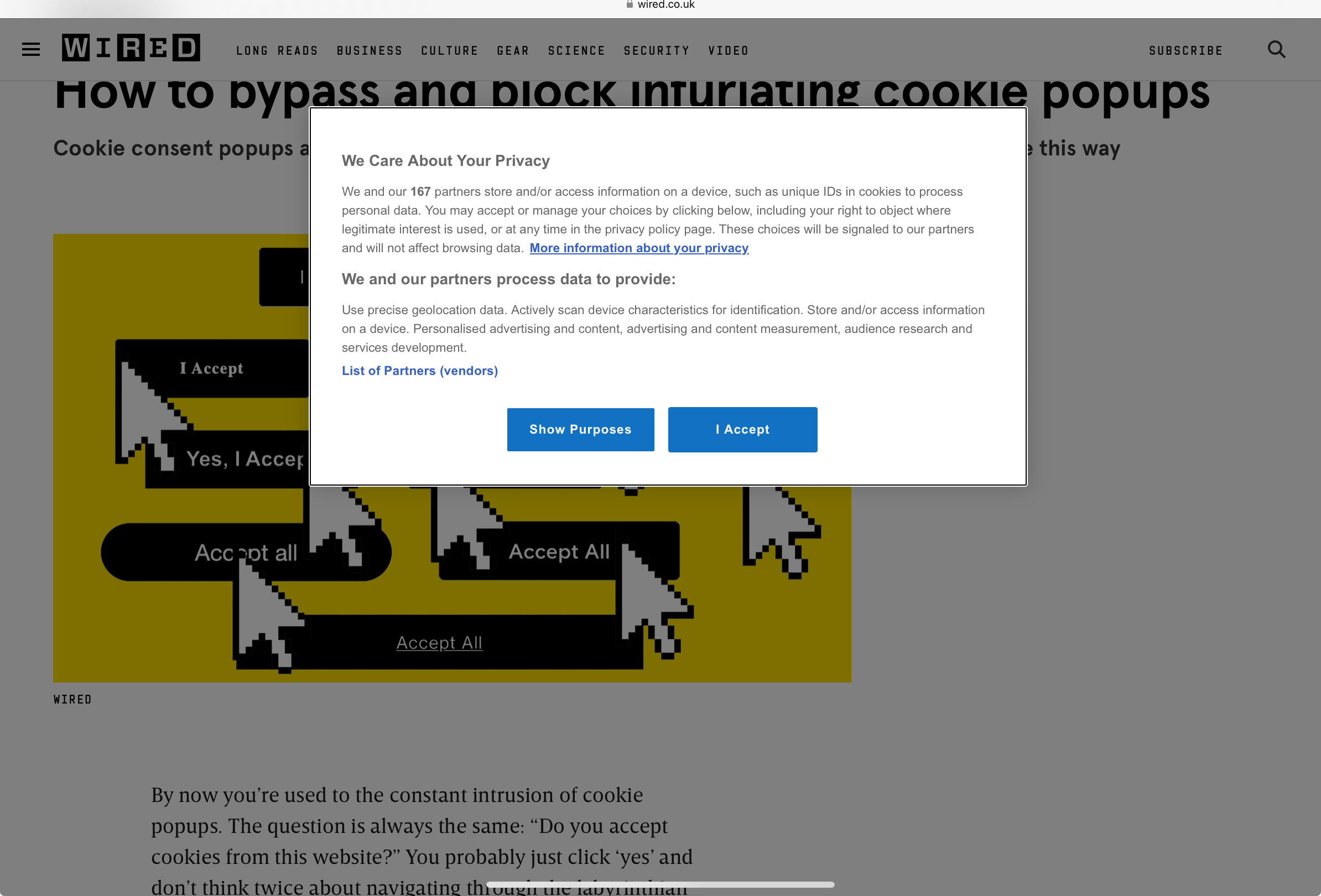 恼人的”cookie 同意书“窗口 - by Yin Wang - 垠的备忘录