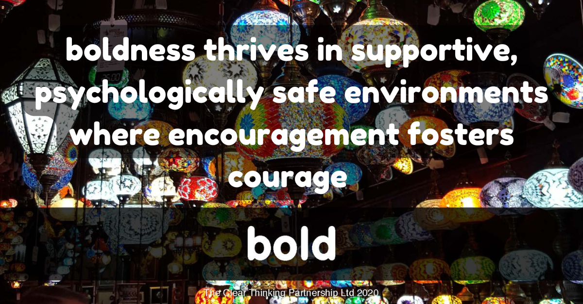 What does it mean to be bold?
