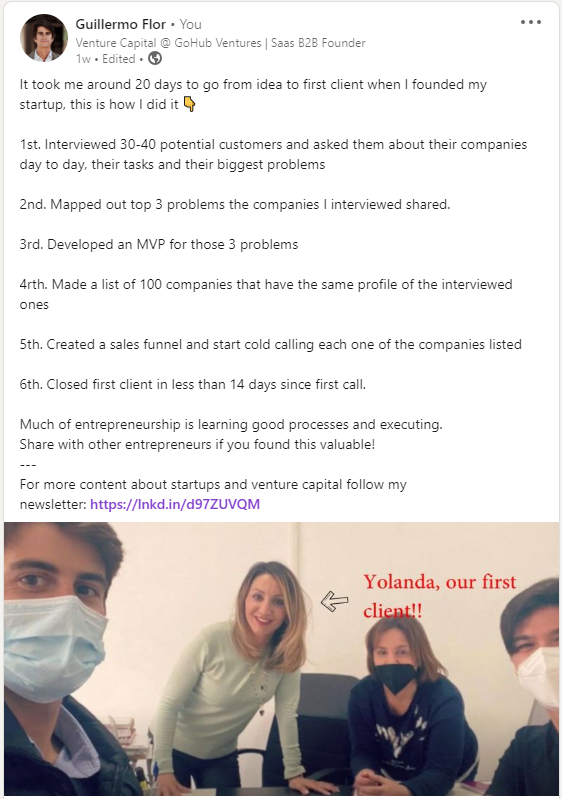 How to find your first 10 clients and not lose them in 1 month