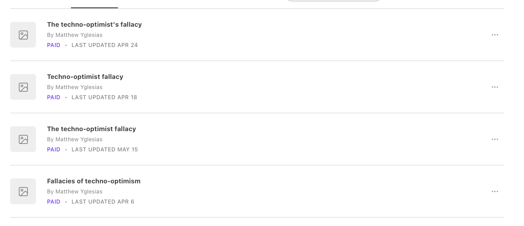 The techno-optimist's fallacy - by Matthew Yglesias