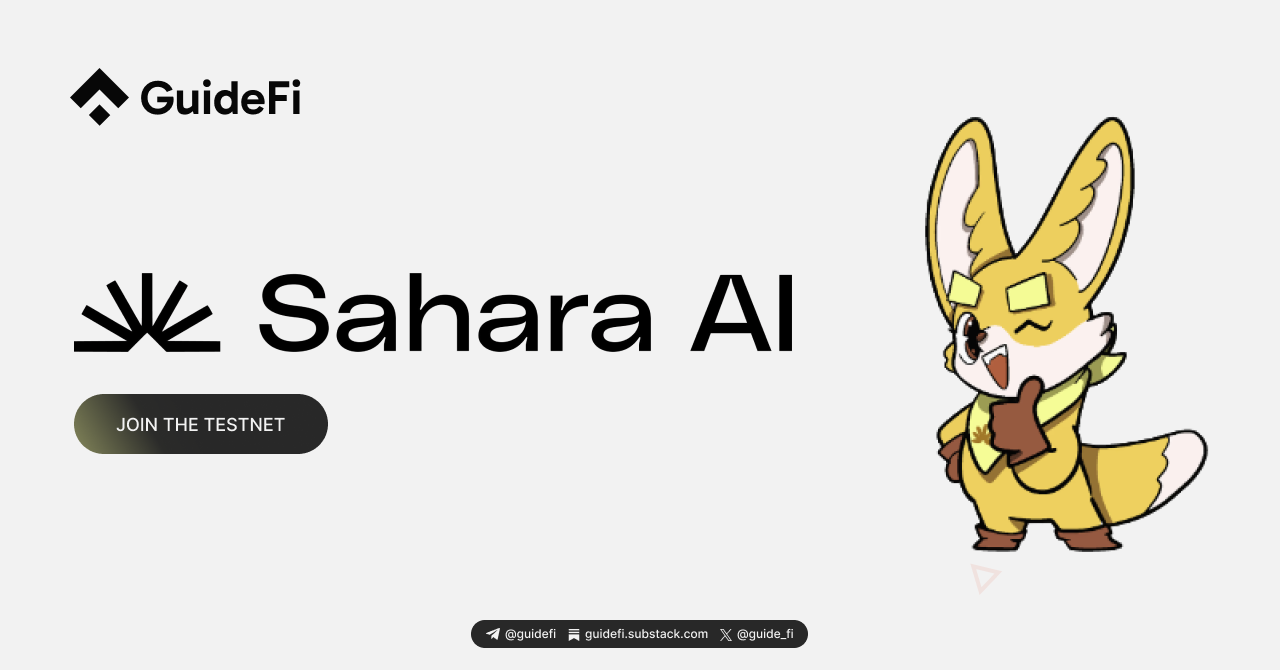 Sahara AI Testnet: Complete Guide - GuideFi