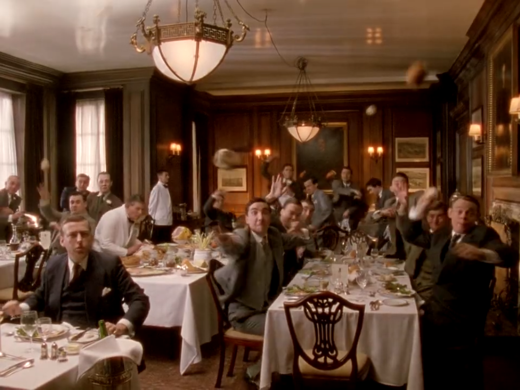 The Drones Club, as depicted in 'Jeeves & Wooster' (1990-3)