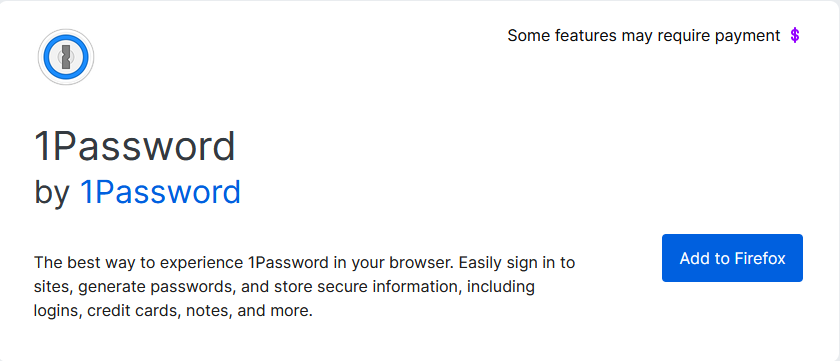 How to Install and Use the 1Password Firefox Browser Extension
