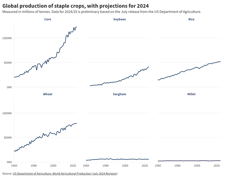 What’s the outlook for global food production this year?
