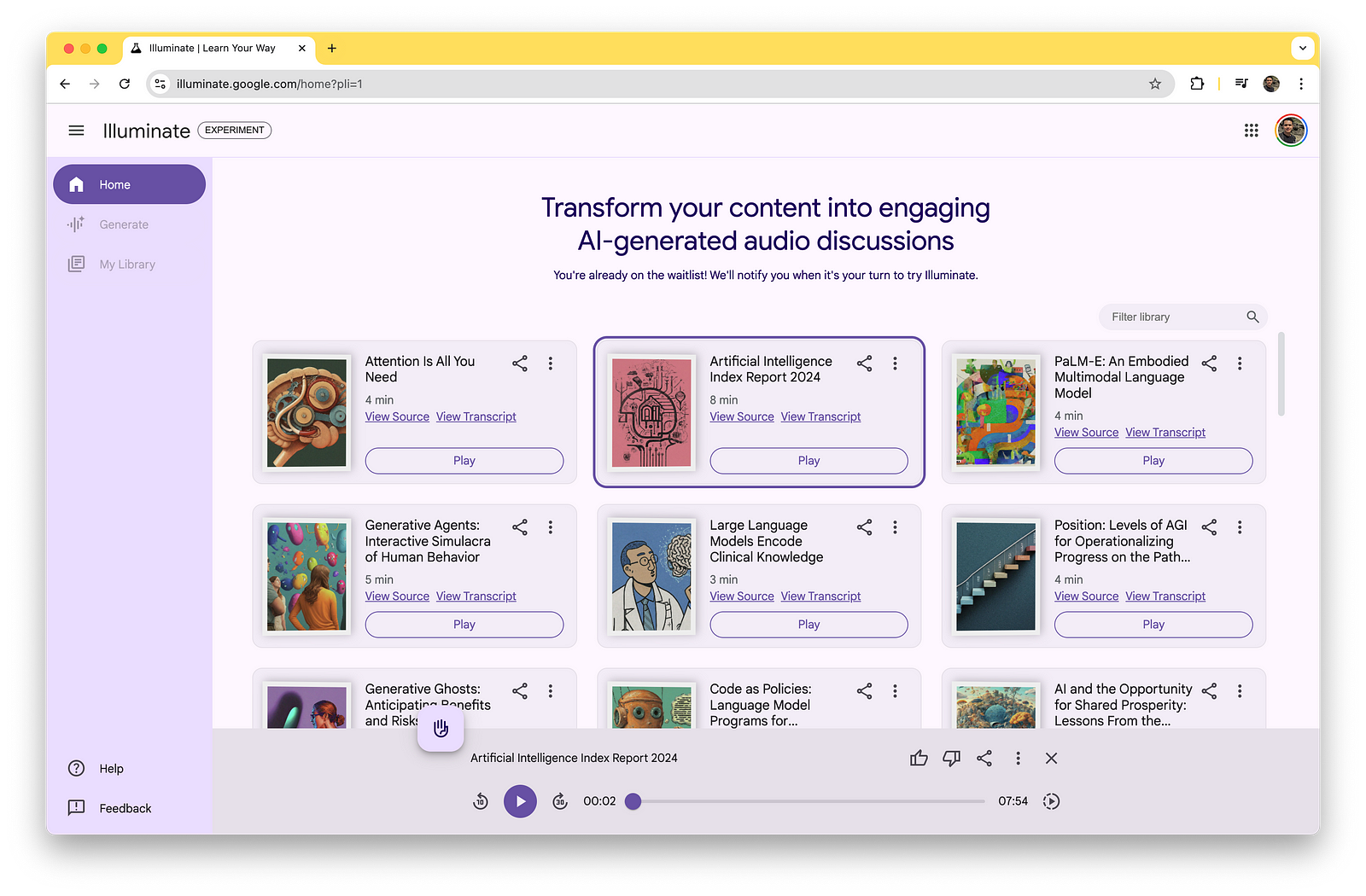 Google's New ‘Illuminate' App Can Turn a Book Into a Podcast
