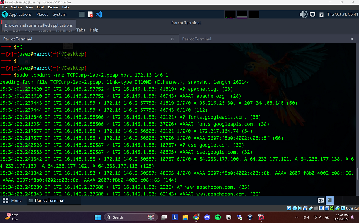 Analyzing Network Traffic with TCPDump - by Omar Haggag