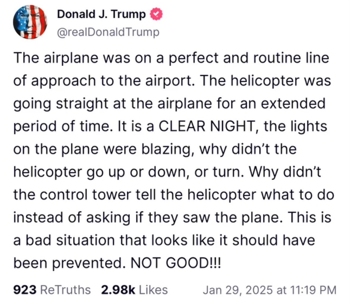 Adam Kinzinger on Substack: "Absolutely bush league and childish. It’s like listening to a child ...