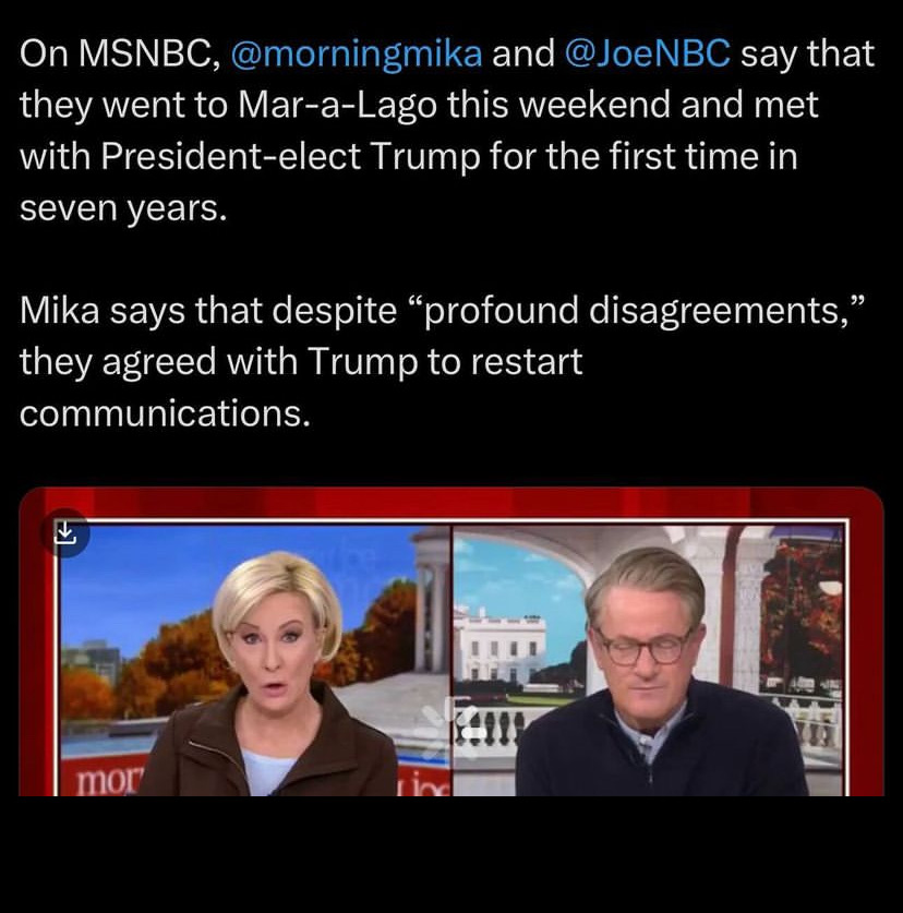 Andy Borowitz on Substack: "I hereby announce that I will not watch Morning Joe. I began this ...