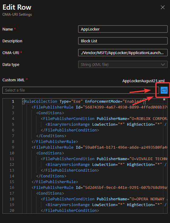 Fighting the Bear: Blocking Games for Students using AppLocker (in Intune)
