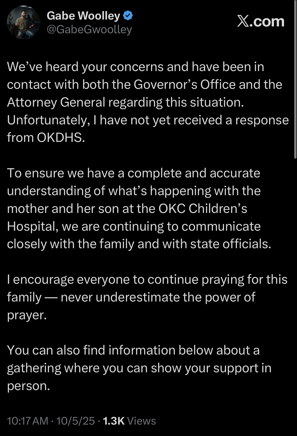 Oklahoma Mother Fights to Regain Custody After DHS Intervention Over ...