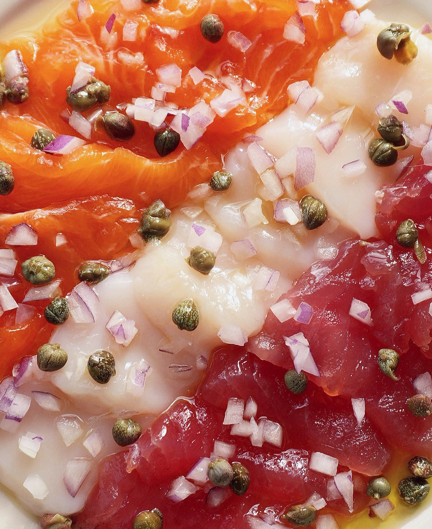 Sicilian Sashimi with Peruvian Olive Oil - by Trevor Joyce