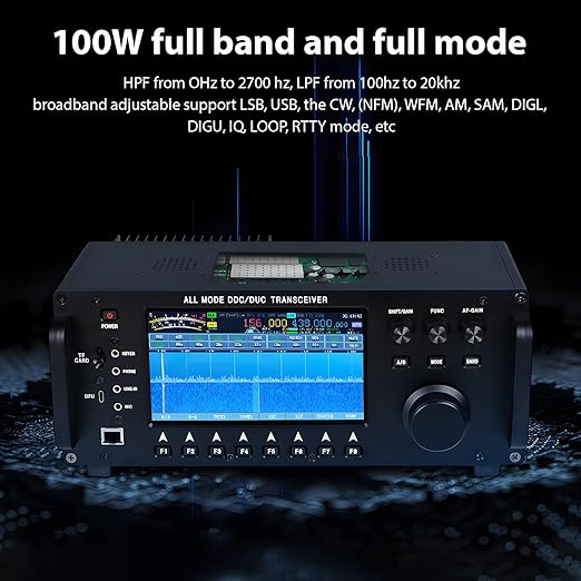 RS-998 Wolf SDR 100W HF+UV All Mode Transceiver Mobile Radio + Antenna ...