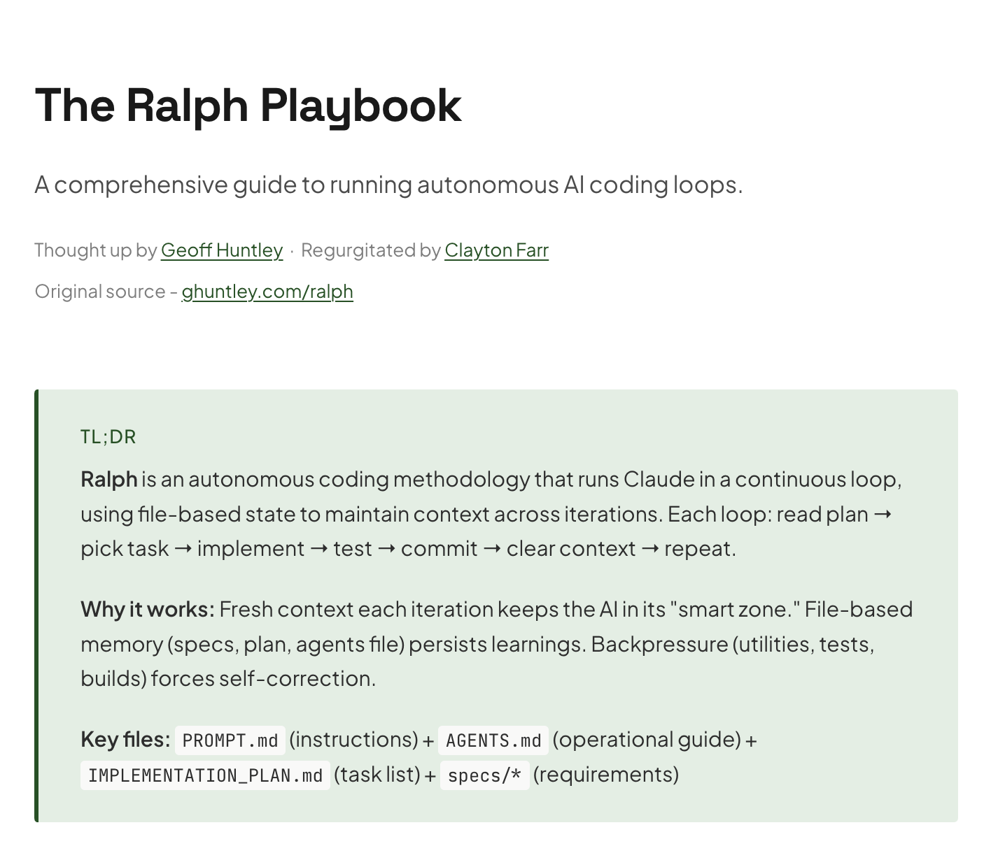 Ralph Wiggum as a “Software Engineer”: Who Would Have Thought We’d Be Ralphizing Autonomous ...