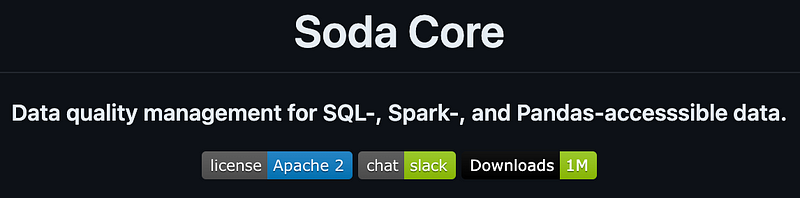 Soda Core: The Simplest Open Source Data Reliability Tool