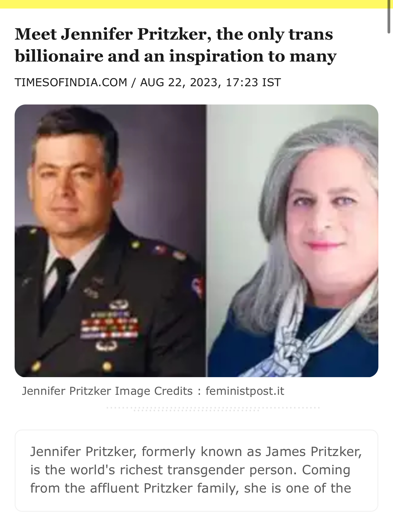 Who is Tom Pritzker and his Family? - by Merissa Hansen