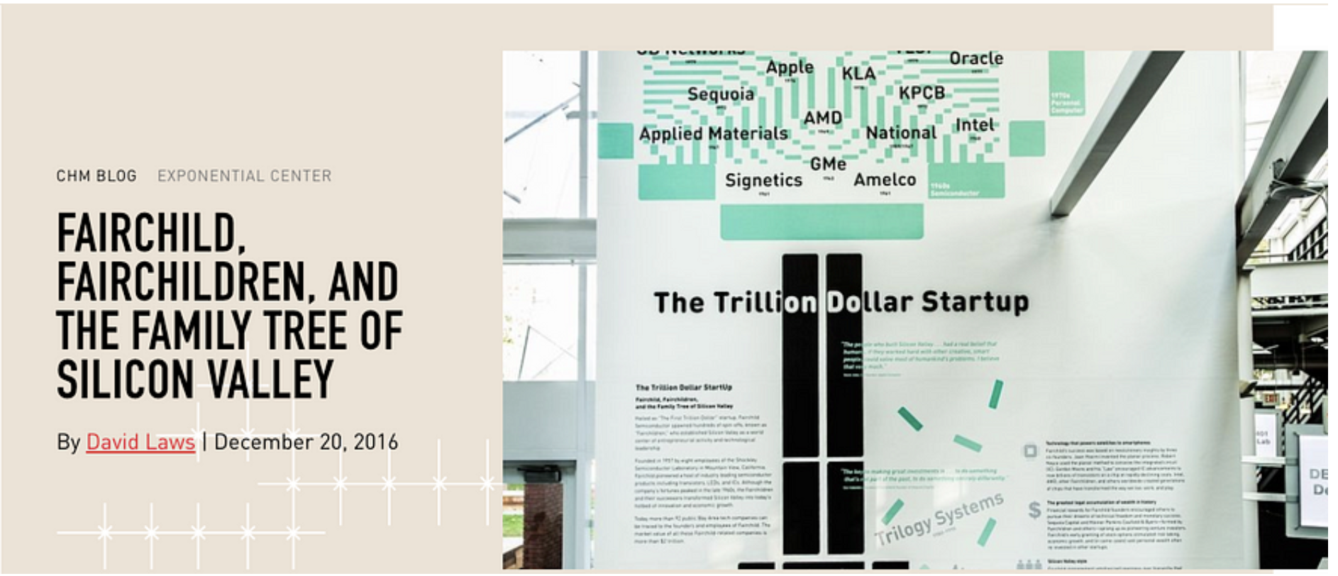 Silicon Valley's environmental tree: from Fairchild Semi to Locus ...