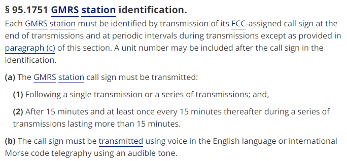 HOBBY RADIO: When to say your call sign on the air