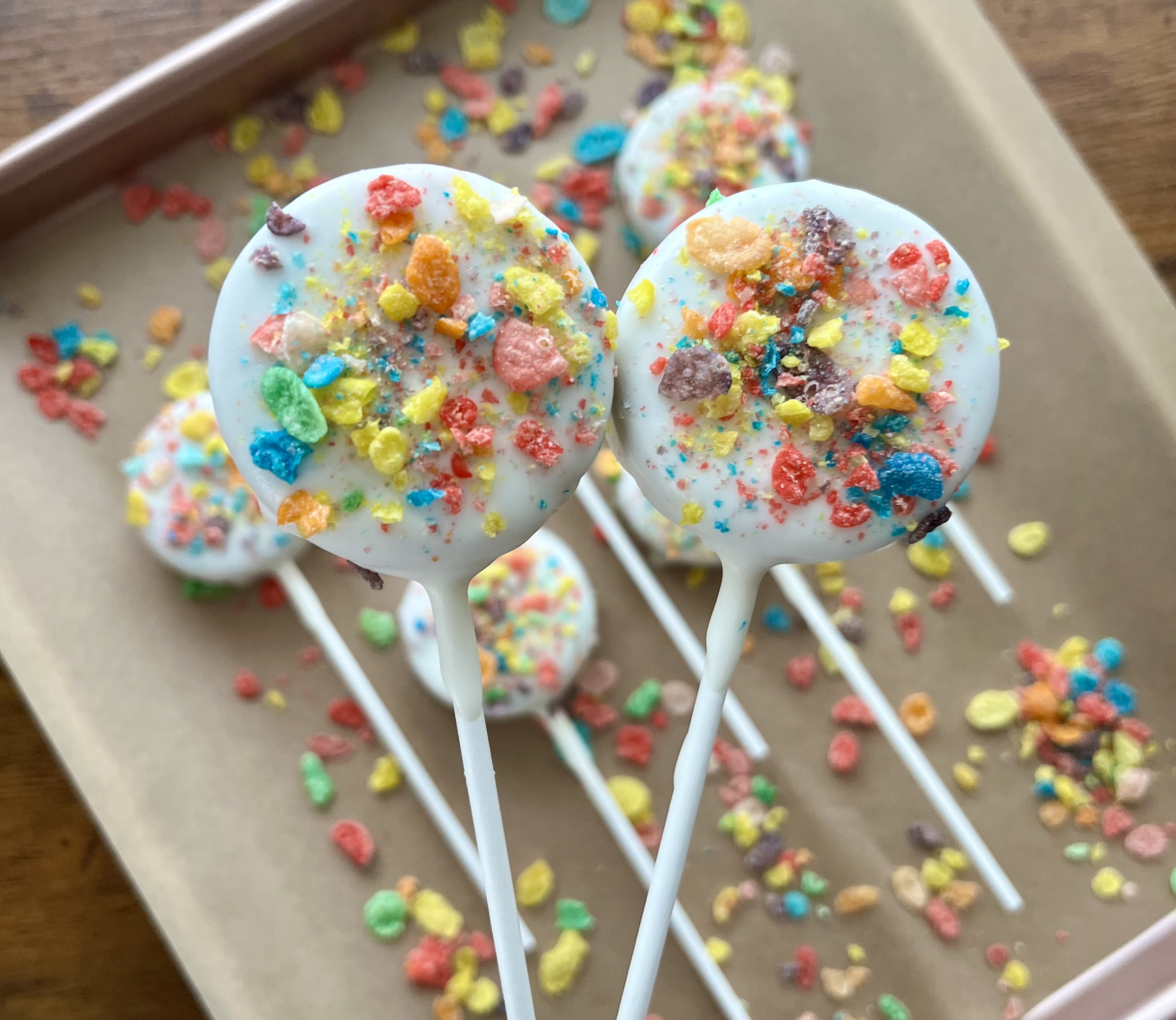 Fruity Pebbles Cake Pop Dough - by Rachael Cirasa