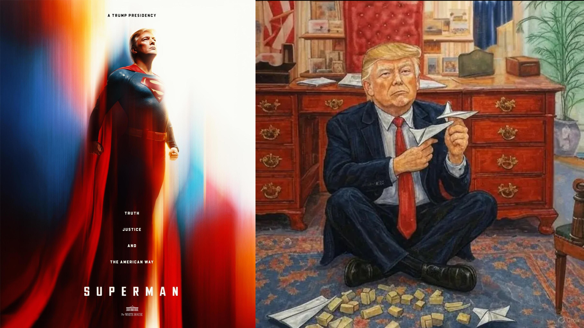 White House Posts Meme Of Trump As 'The Symbol Of Hope' As Superman, As ...