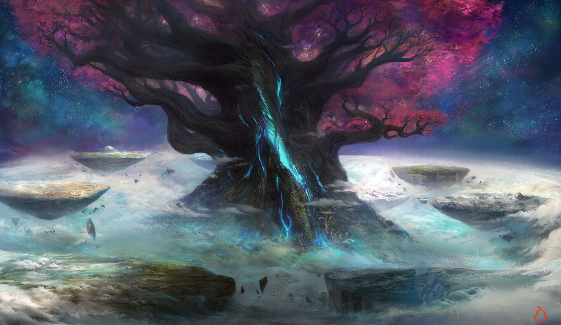 Electric Yggdrasil - by John Carter