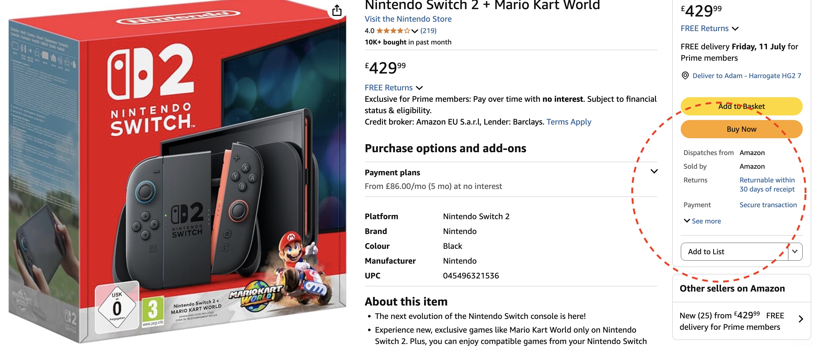 Amazon Switch 2 restock: what to do if you get an invite to buy