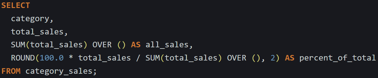 Comparing Rows with SQL Window Functions