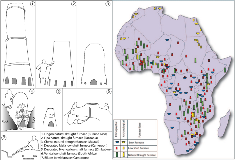A General History of Iron Technology in Africa ca. 2000BC-1900AD.