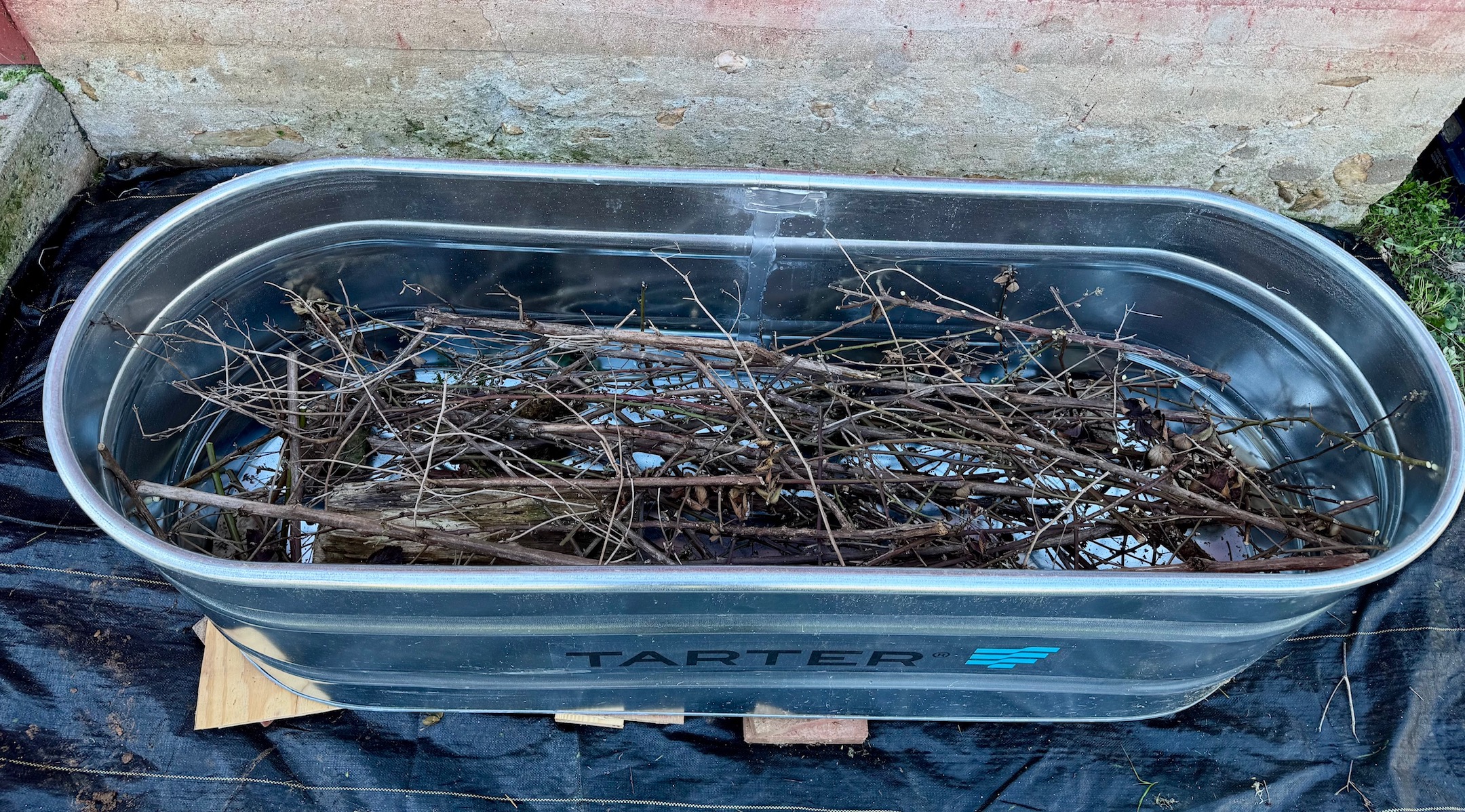 how to convert a stock tank into a raised bed garden