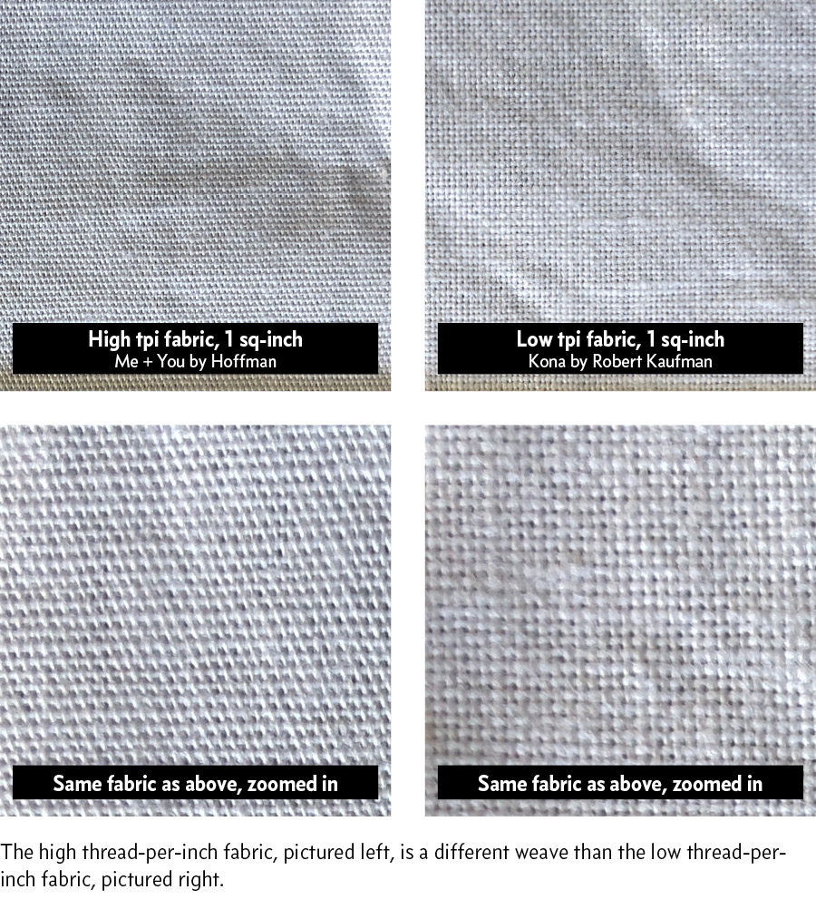 Comparing Solid-Color Quilting Fabric - by Lynn Stuart