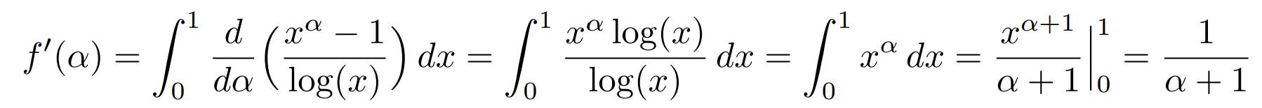 How To Integrate Using Feynman's technique