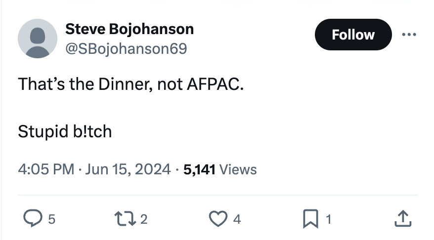 Nick Fuentes Holds AFPAC IV Dinner at Ash Bar