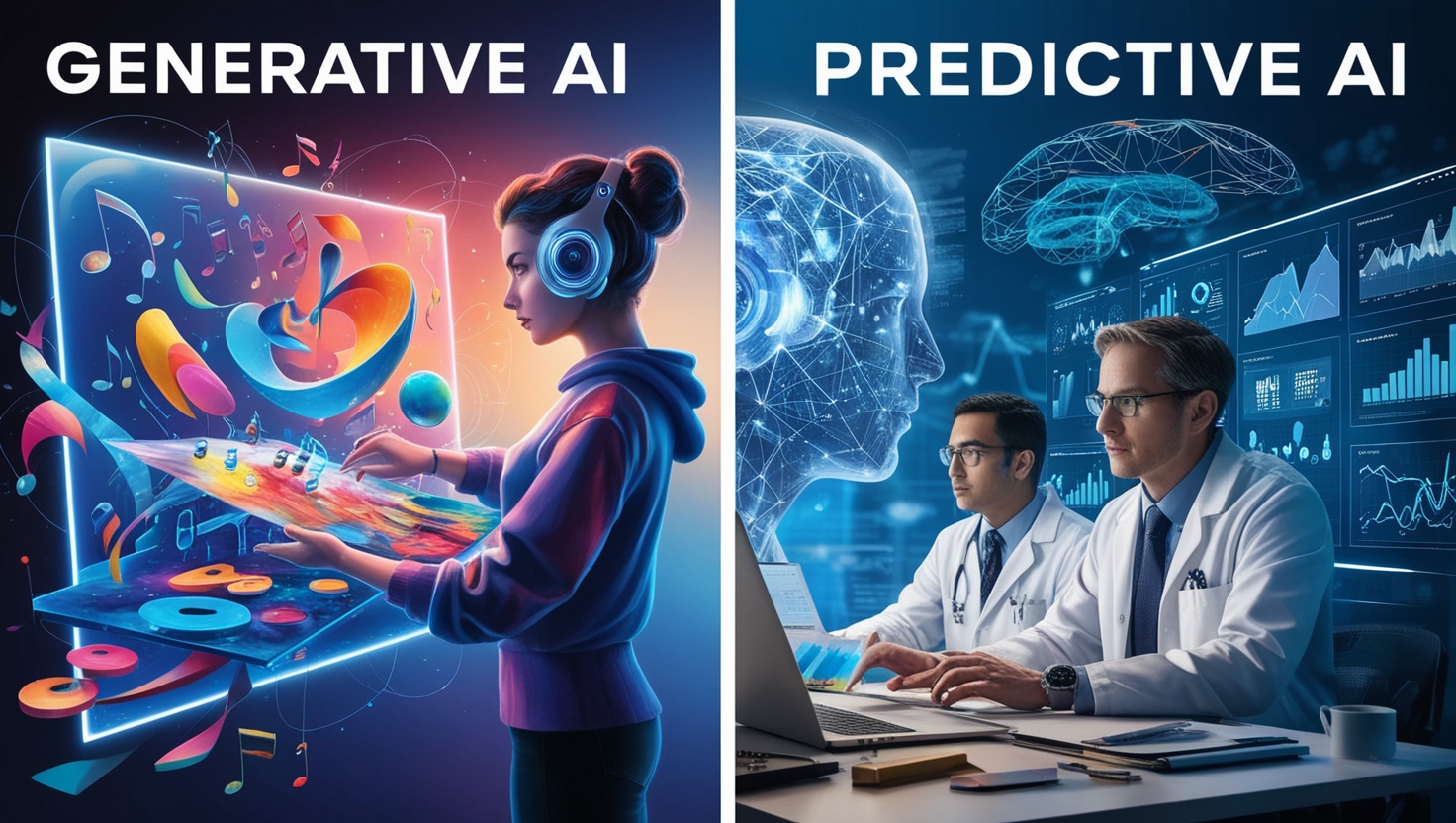 Generative AI vs. Predictive AI: Understanding Their Unique Roles and ...