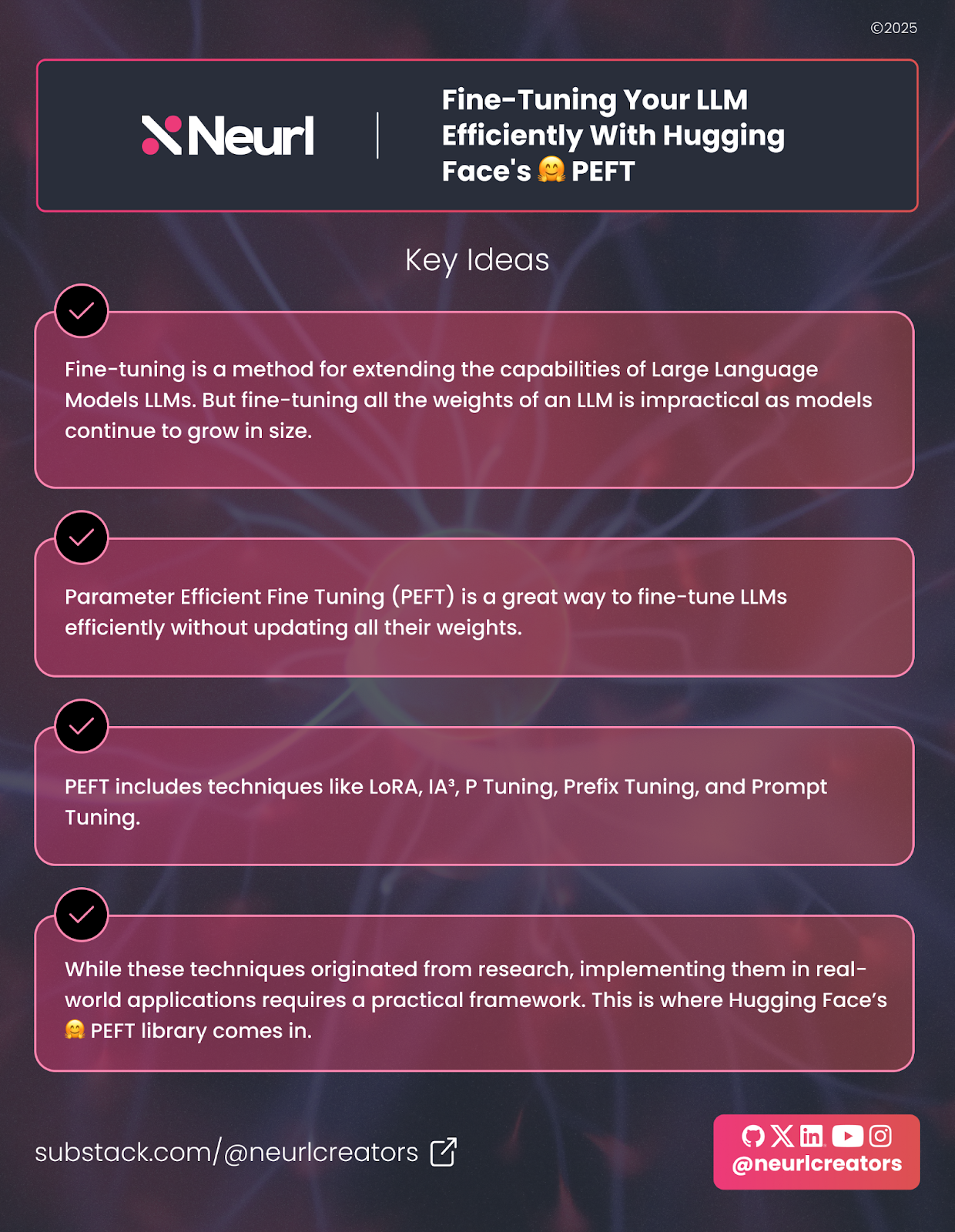 [#4 Deep Dive] Fine-tuning your LLM efficiently with Hugging Face's 🤗 PEFT