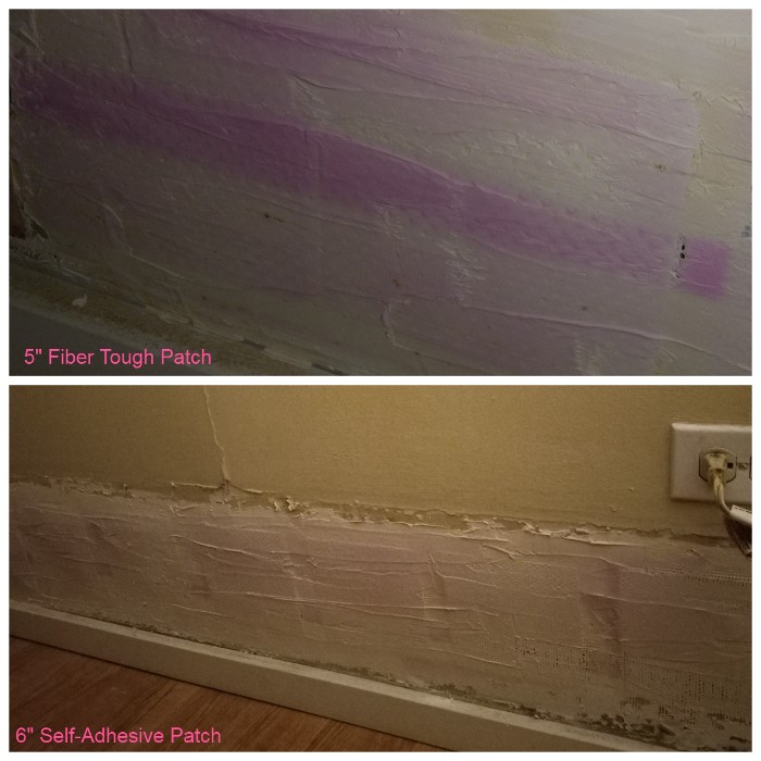 DIY: Fiber tough patch or self-adhesive aluminum patches