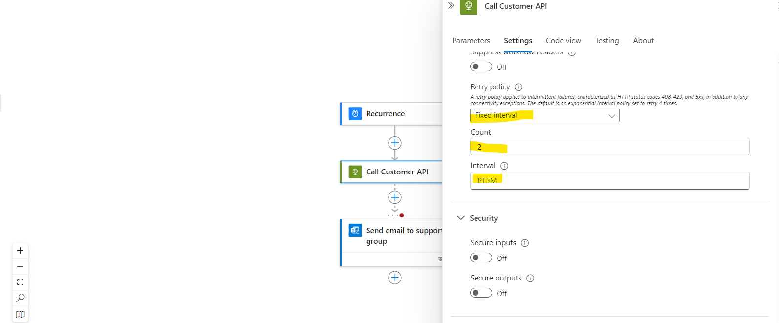 Full tutorial: Handling Errors and Retries in Azure Logic Apps.