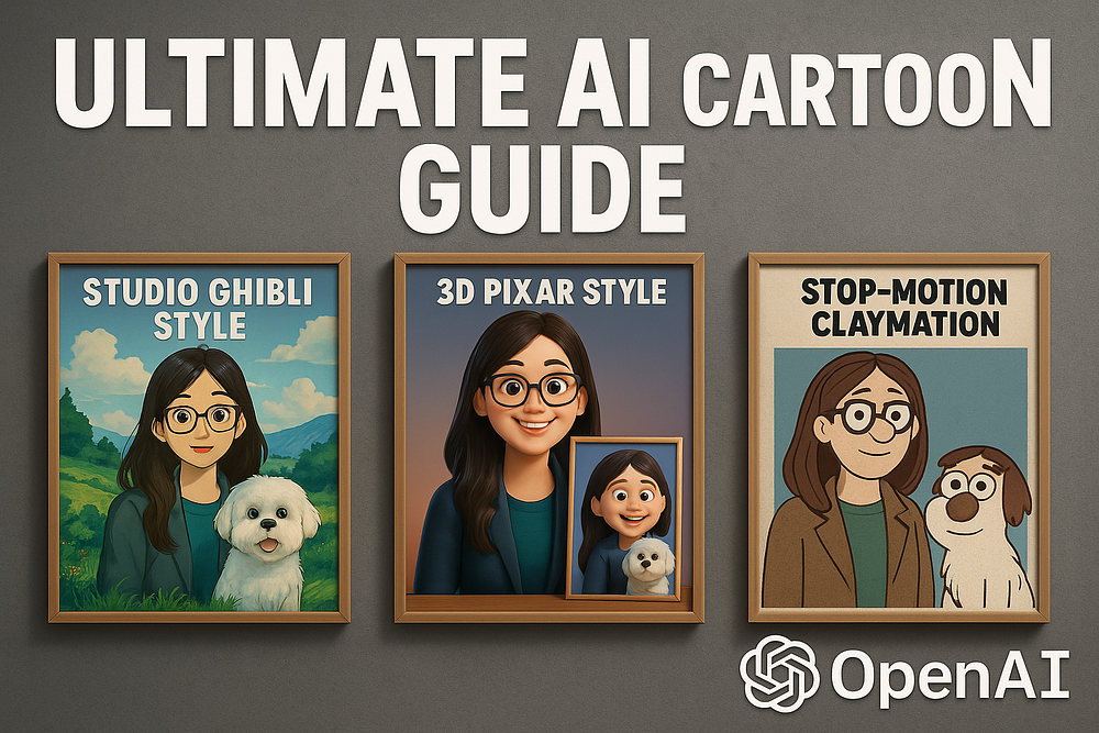 AI Cartoon Ultimate Guide (ChatGPT 4o) - by Andrew Best