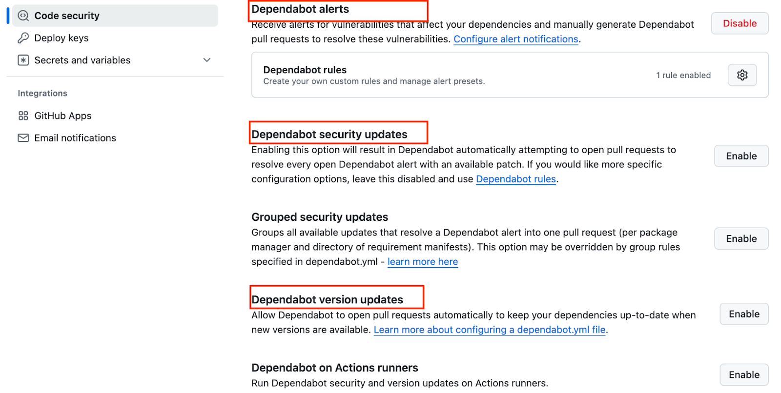Dependabot in Github - by Surender Panchaksharam