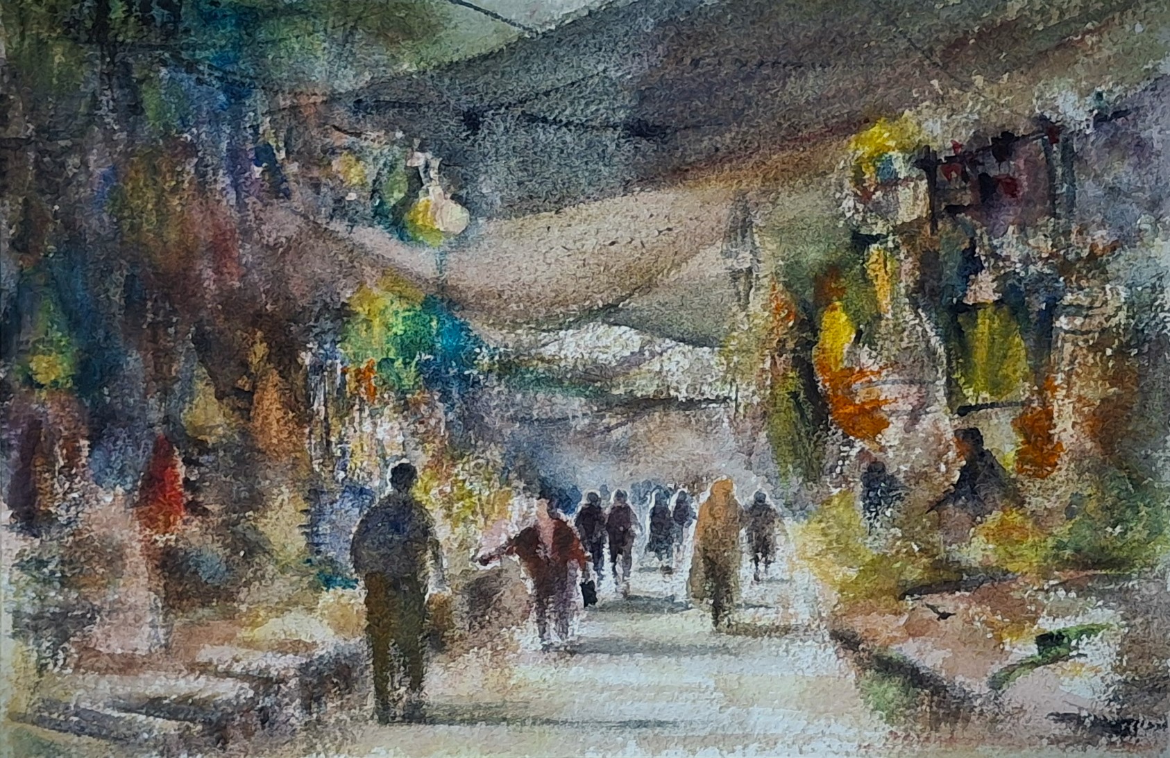 🎨 Creating Watercolour Paintings in an Impressionistic Style