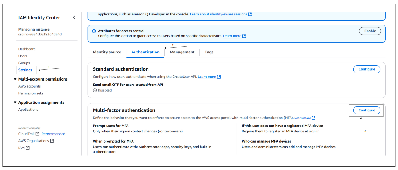 Manage User Access to AWS accounts Using AWS IAM Identity Center