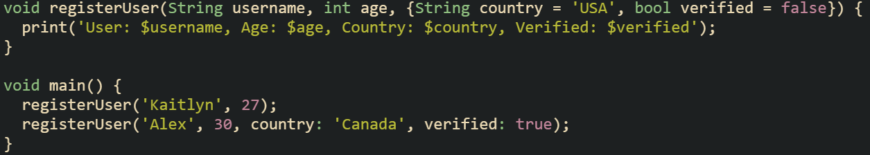 Function Parameters in Dart - Alexander Obregon's Substack