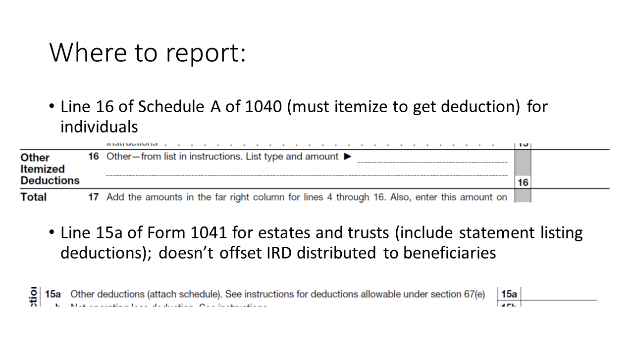 From the Archives: The IRC Section 691(c) Deduction